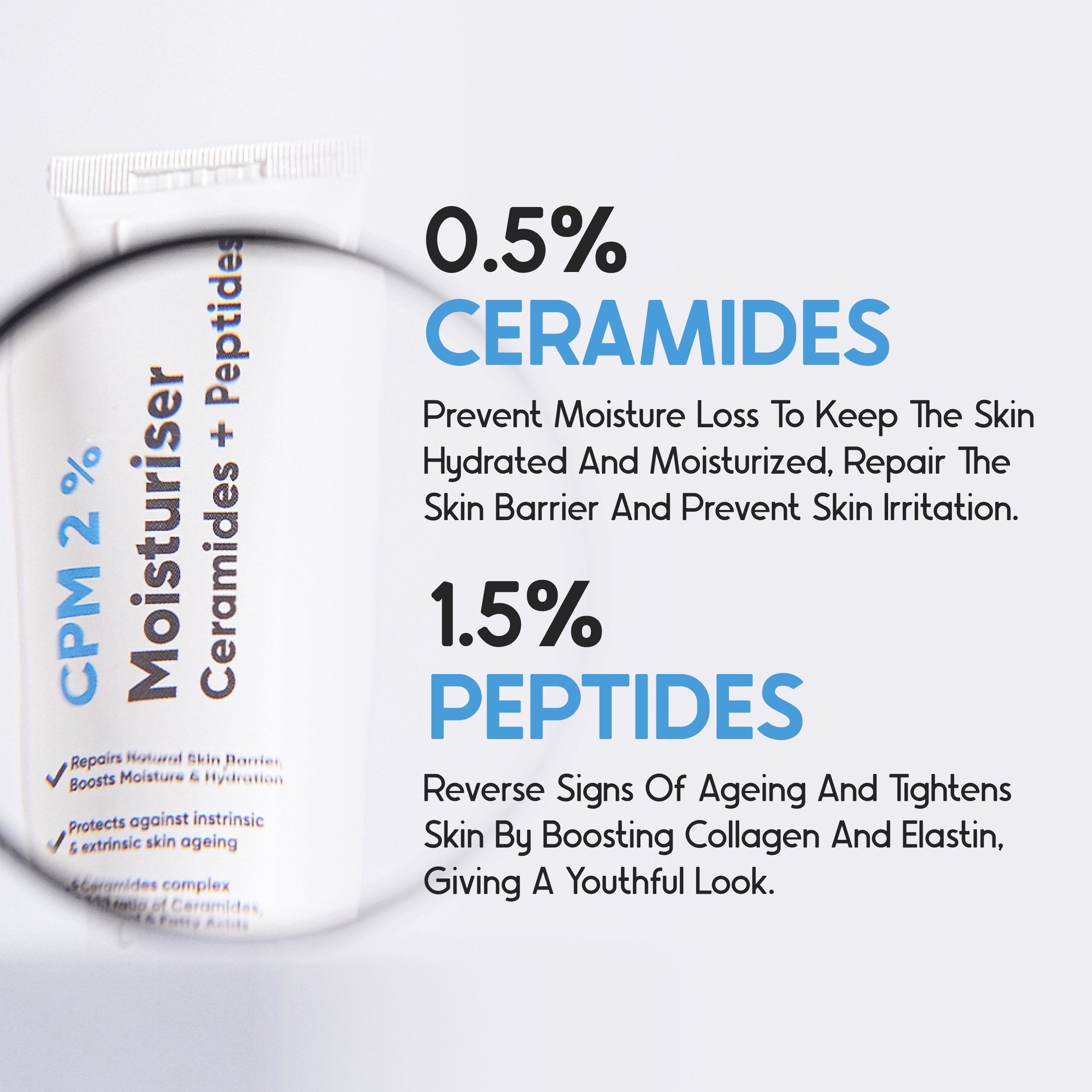 CPM 2% Ceramides & Peptides Moisturizer For All Skin Types | CosIQ